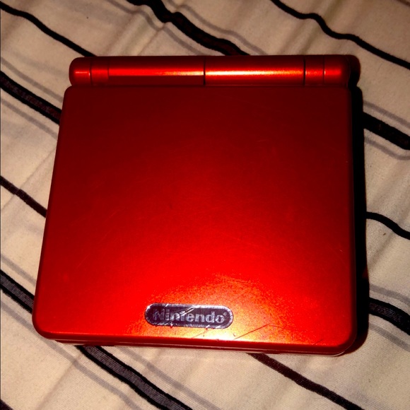 Nintendo | Games | Game Boy Advanced Sp Limited Edition Red | Poshmark